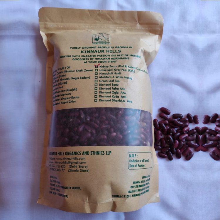 RAJMAH (KIDNEY BEANS: RED & YELLOW) - Kinnaur Hills Organics and Ethnics